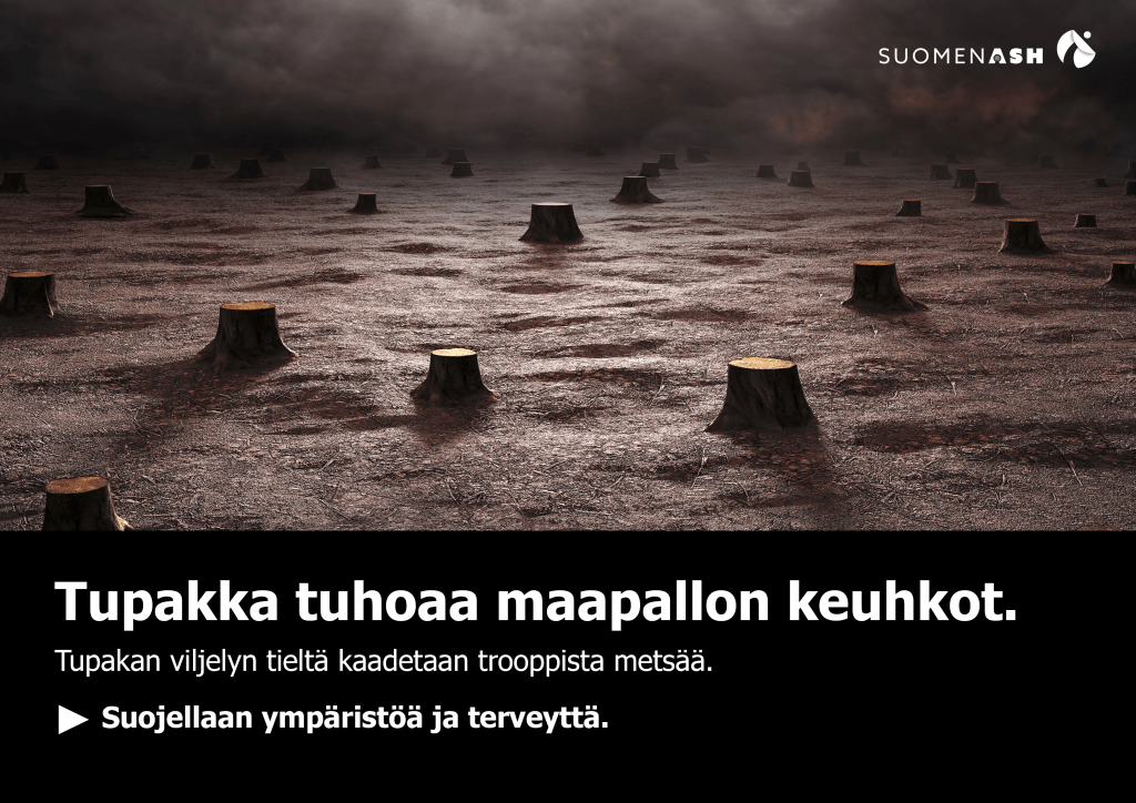 Ympäristö ja tupakka - Suomen ASH ry | Suomen ASH ry